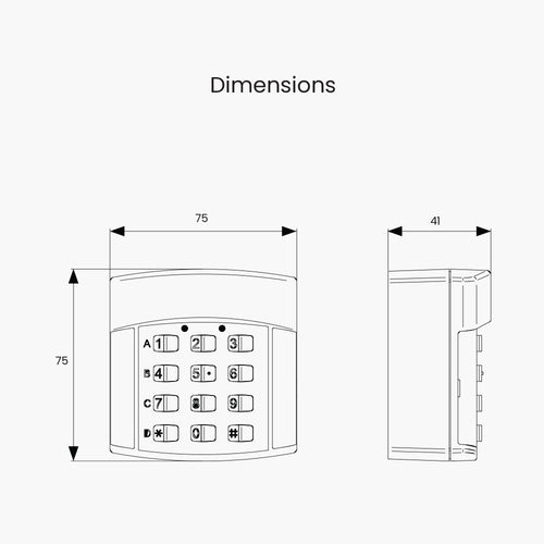 Roger H85 Keypad | Edgesmith
