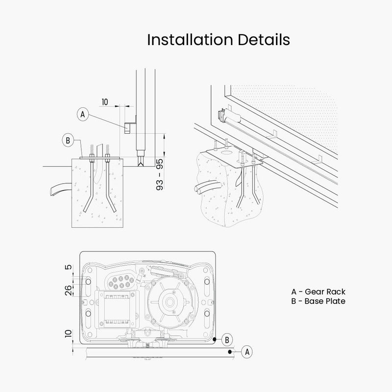 Grande Gate Operator by Roger Technology | Edgesmith